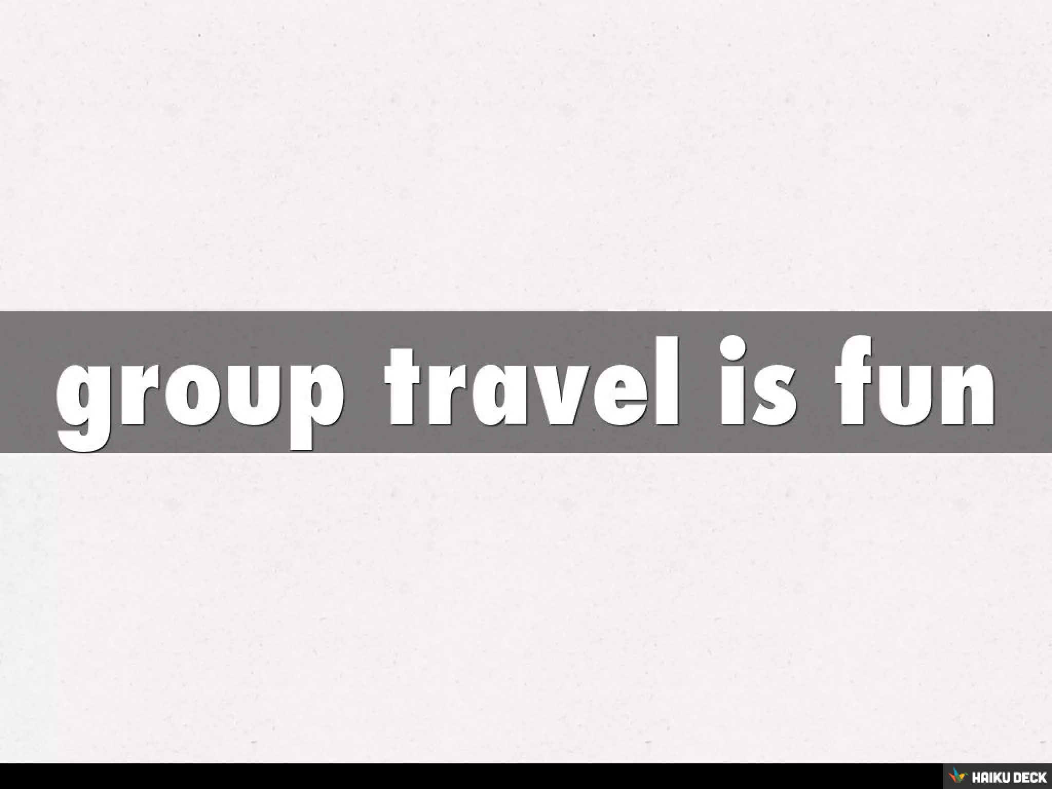 group travel is fun | PDF