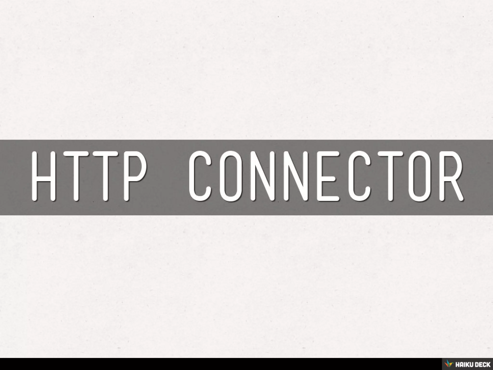 HTTP Connector | PDF