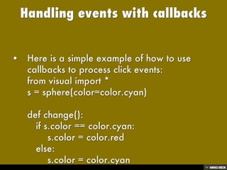 Keyboard and mouse events in python | PDF