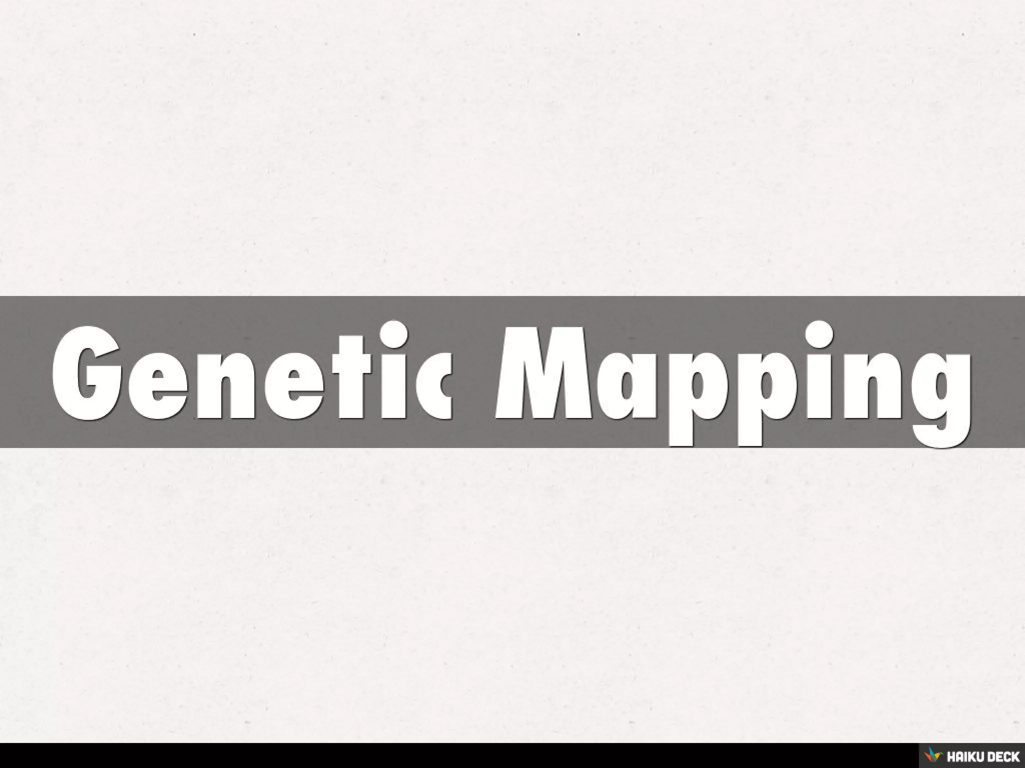 Genetic Mapping | PDF