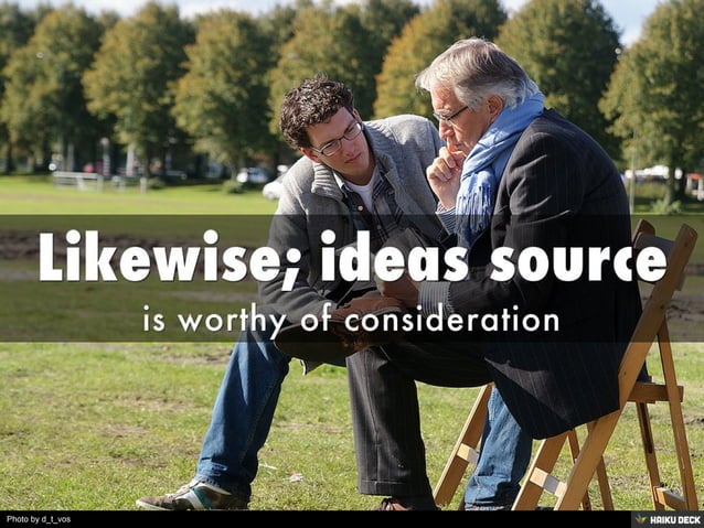 Hatching of Ideas | PPT