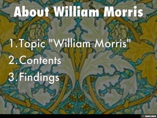 About William Morris | PDF | Poetry | Books and Literature