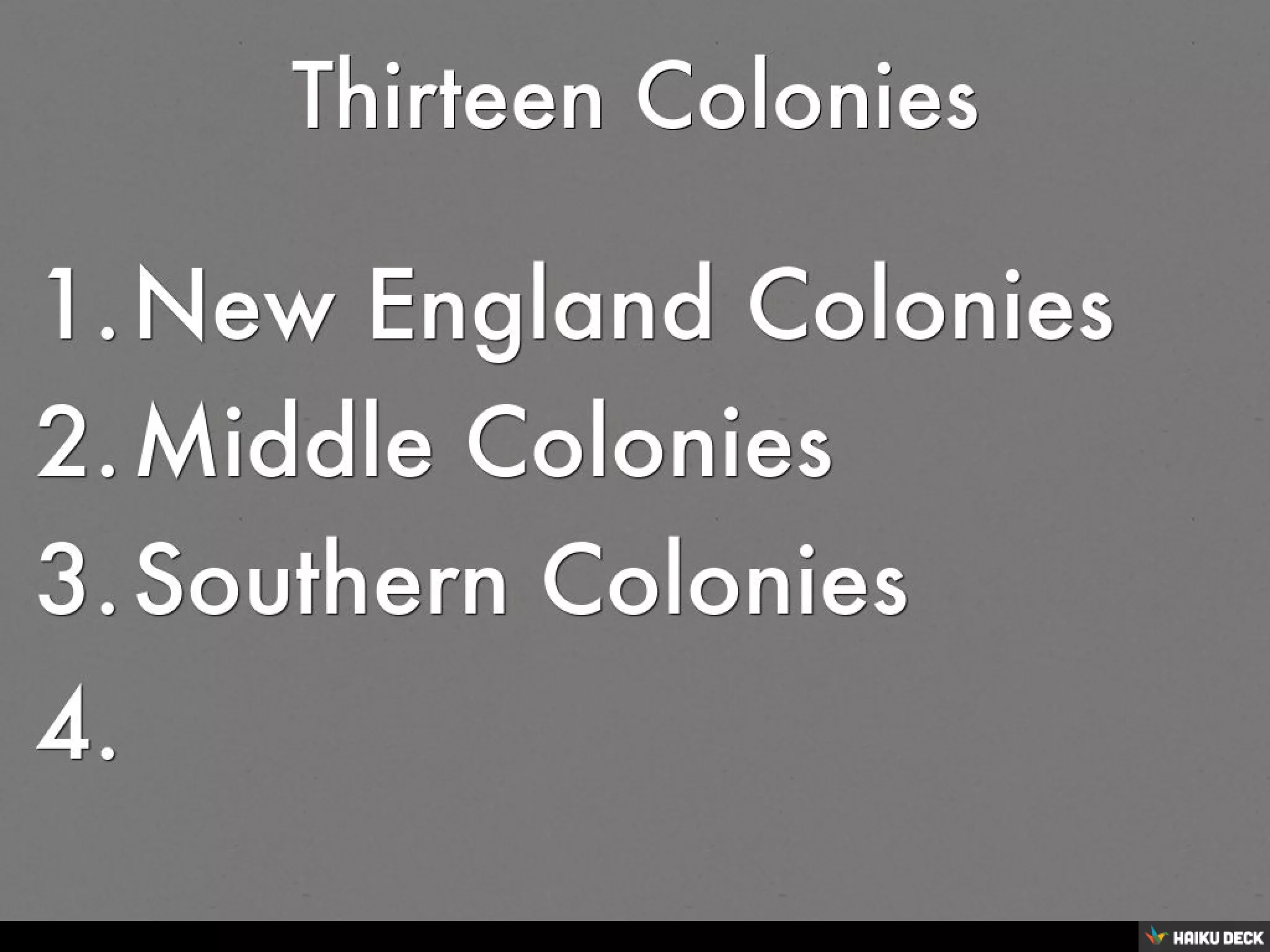 Thirteen Colonies | PPT