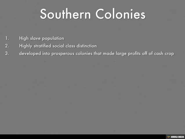 Thirteen Colonies | PPT