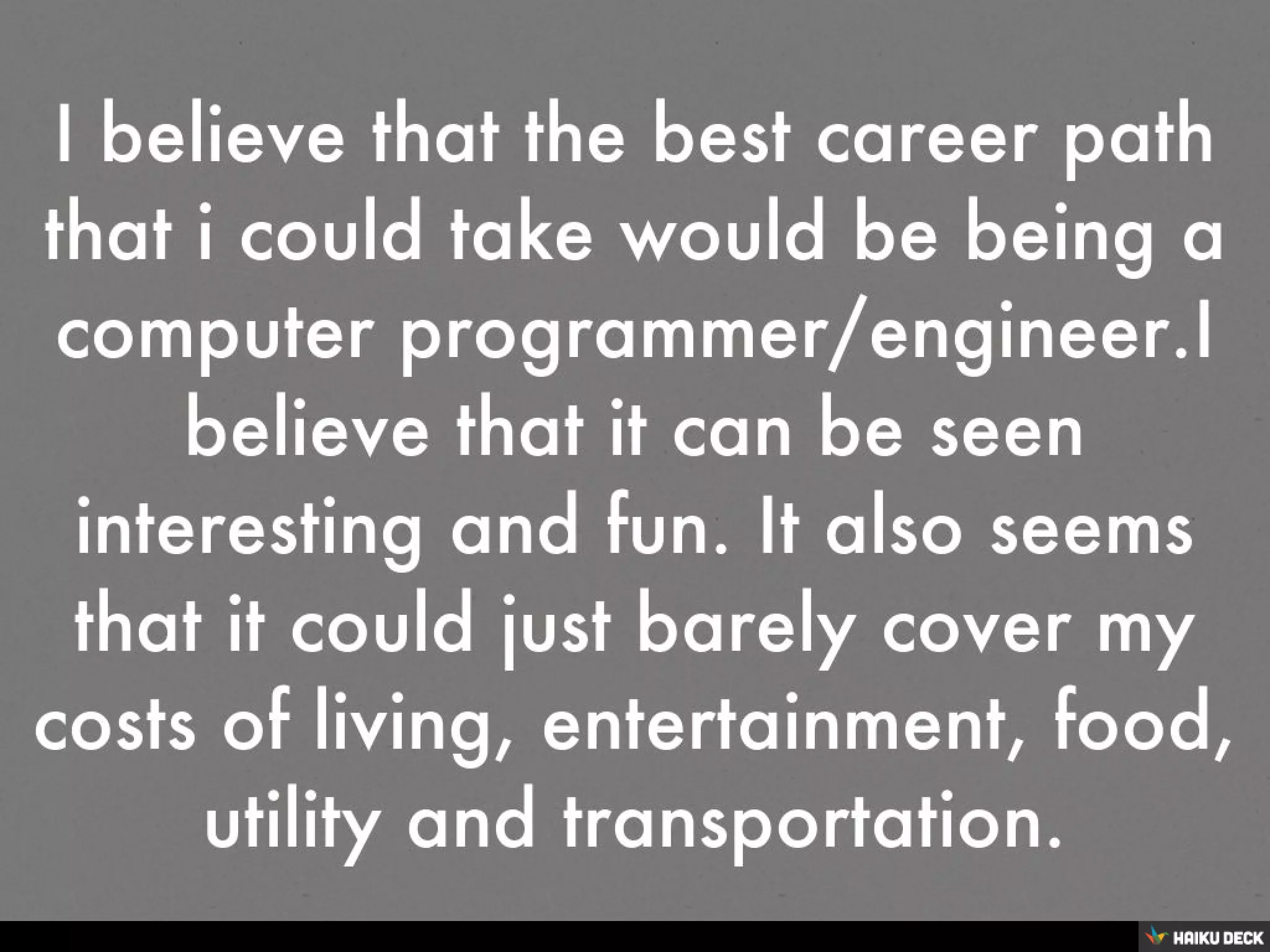 My Career Path | PDF