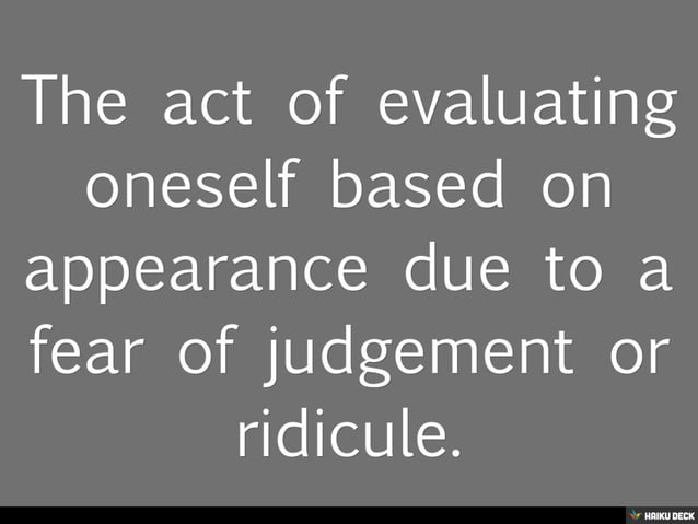 Objectification: | PPT