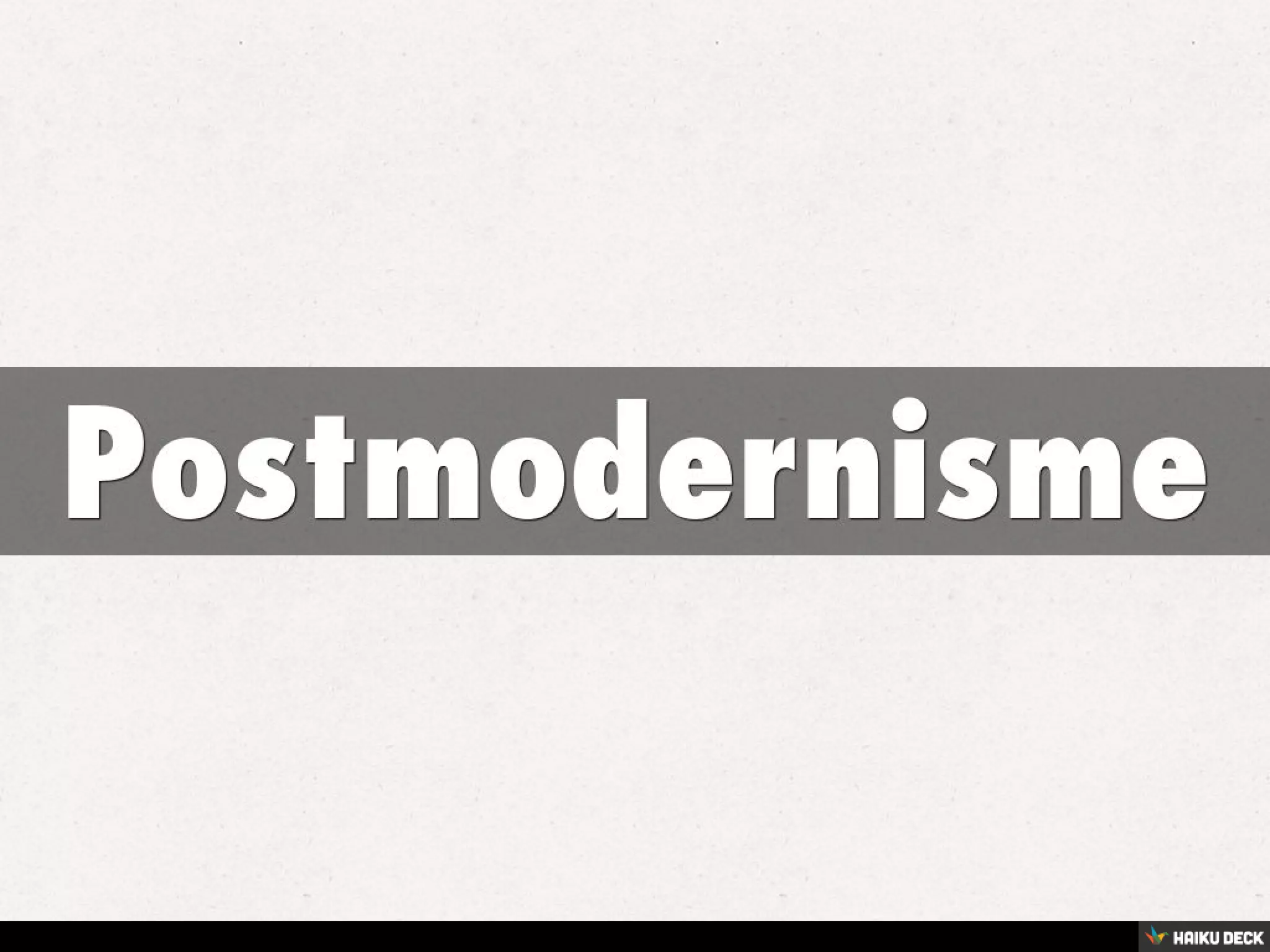 Postmodernisme | PDF