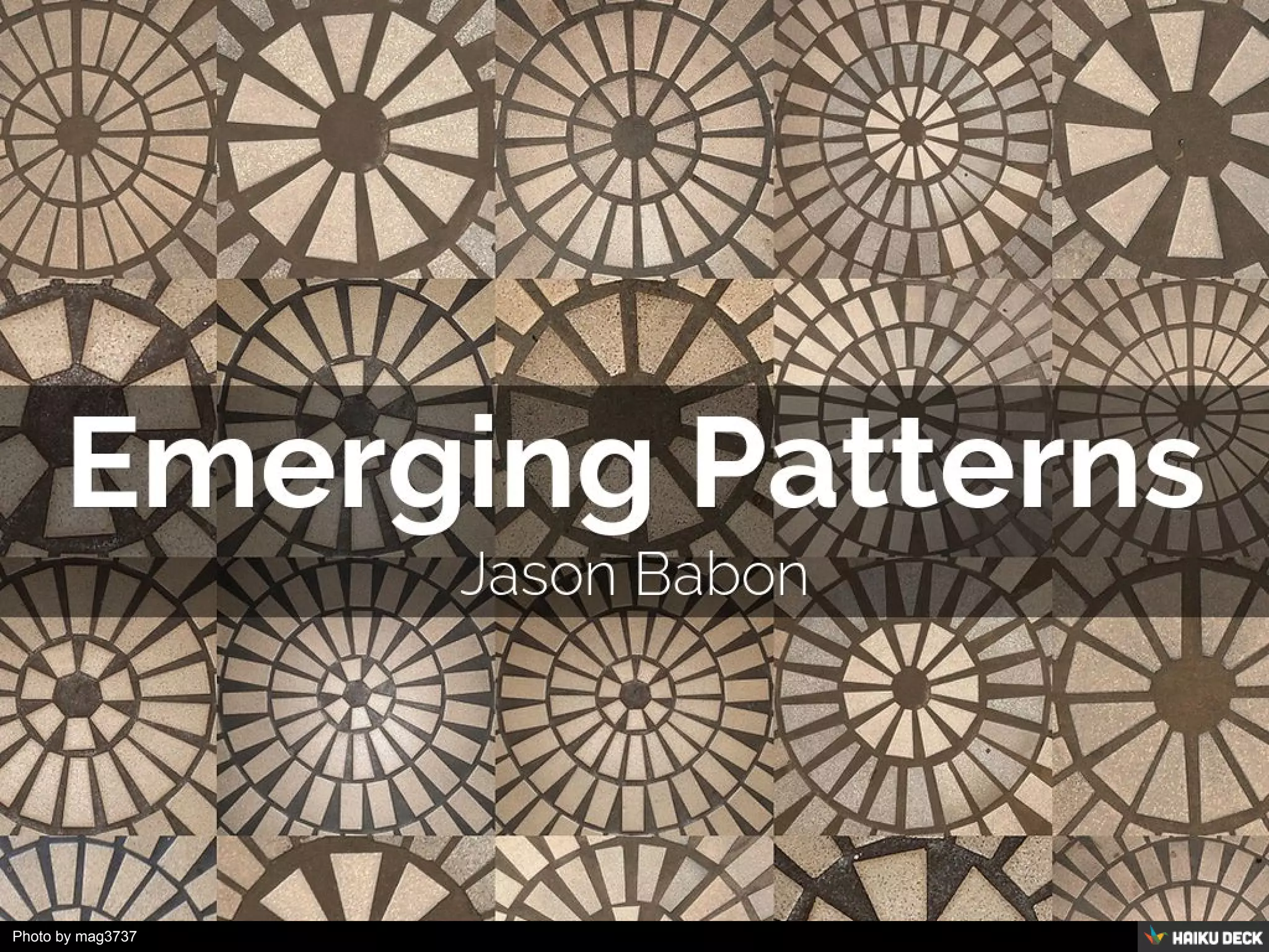 Emerging Patterns | PDF