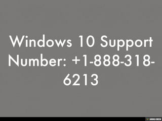 Windows 10 Support Number | PDF