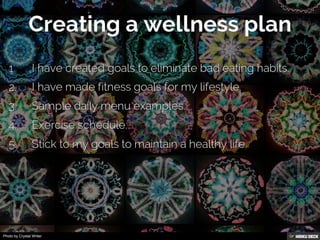 My personal Wellness Plan | PDF