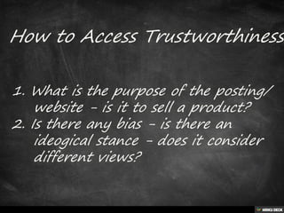 Assessing Credibility | PDF