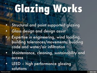 Glazing Work | PPT