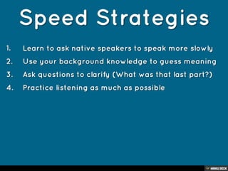 Conversation Strategies VOA Learning English | PPT