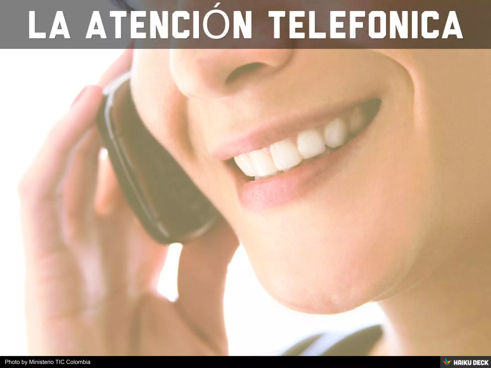 La atención Telefonica | PDF