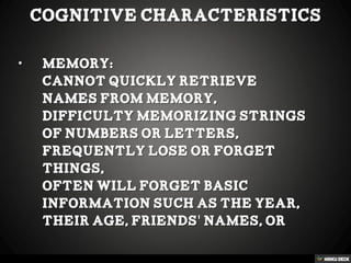 Difference Between Cognitive and Language Characteristics | PDF