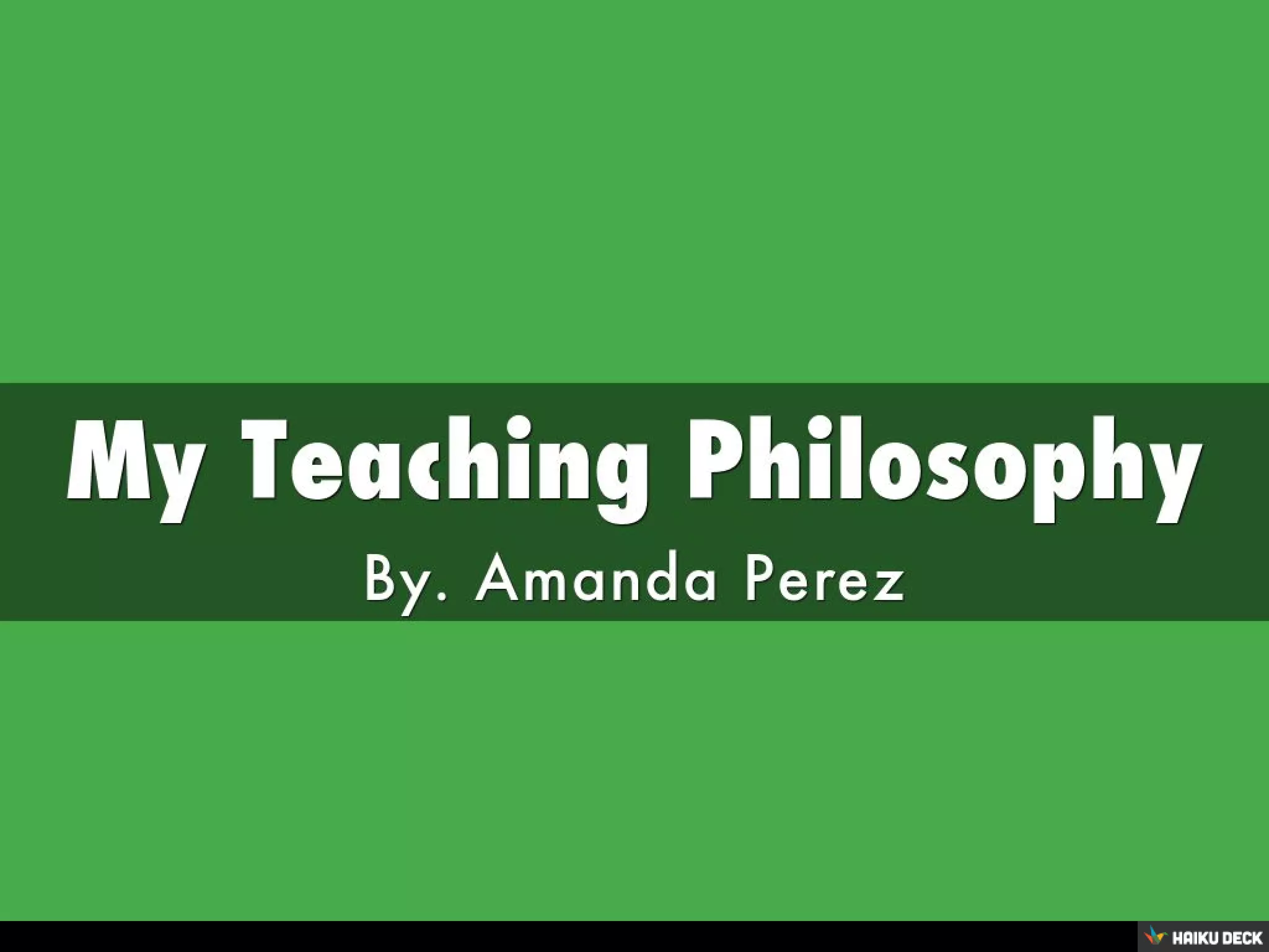 My Teaching Philosophy | PDF | Education