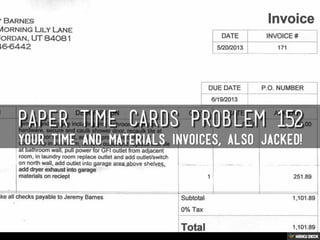 No More Paper Time Cards | PPT