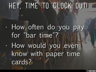 No More Paper Time Cards | PPT