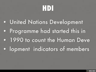Human Development Index | PPT