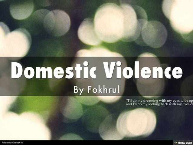 Domestic Violence | PDF