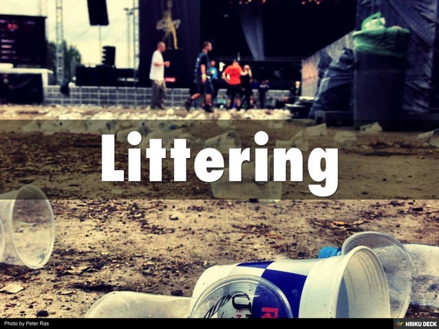 Littering | PDF