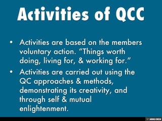 Developing Creative Employees Through QCC | PPT