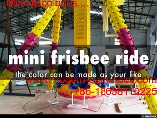 Mini frisbee ride | PPT