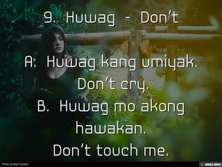 Tagalog Vocabulary Set 2 Alamat ng mga Daliri | PDF