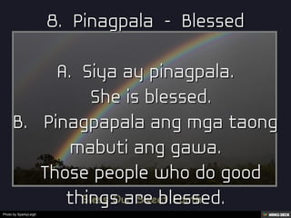 Tagalog Vocabulary Set 2 Alamat ng mga Daliri | PDF