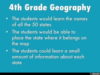 Teaching 4th Grade Geography | PDF