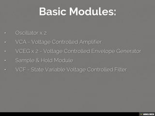 Modular Synth | PPT