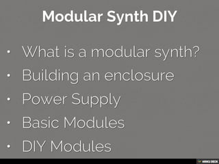 Modular Synth | PPT