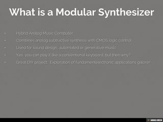 Modular Synth | PDF