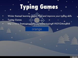 Winter Typing | PPT