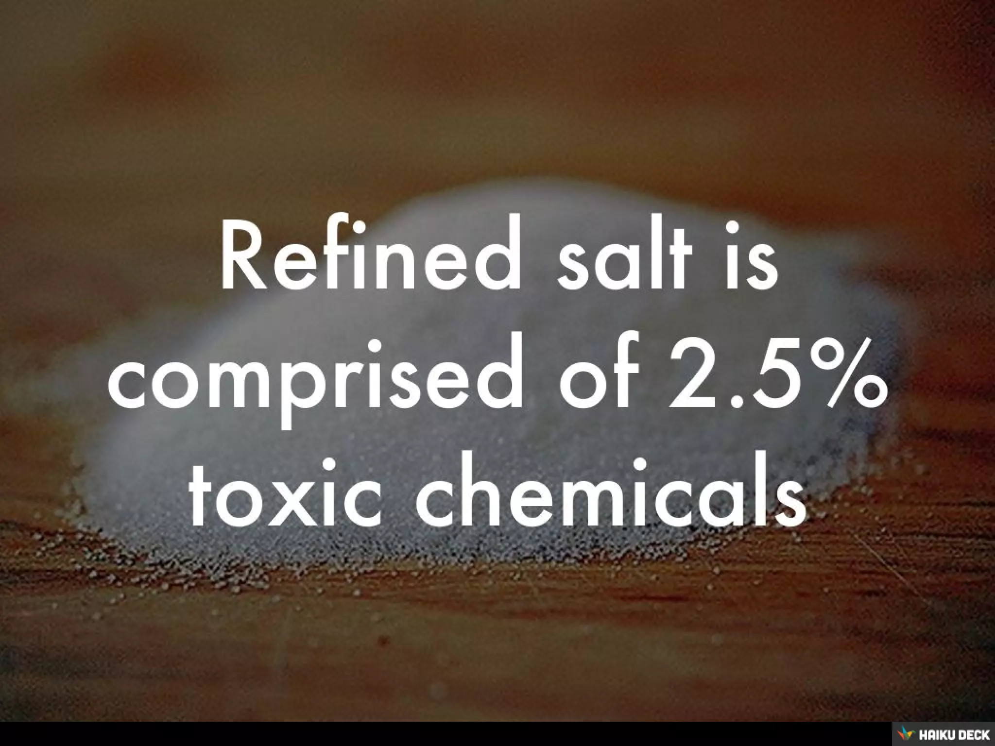 Refined vs. Unrefined Salt | PPT