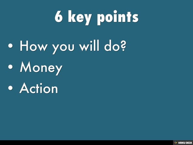 6 Key Points | PDF