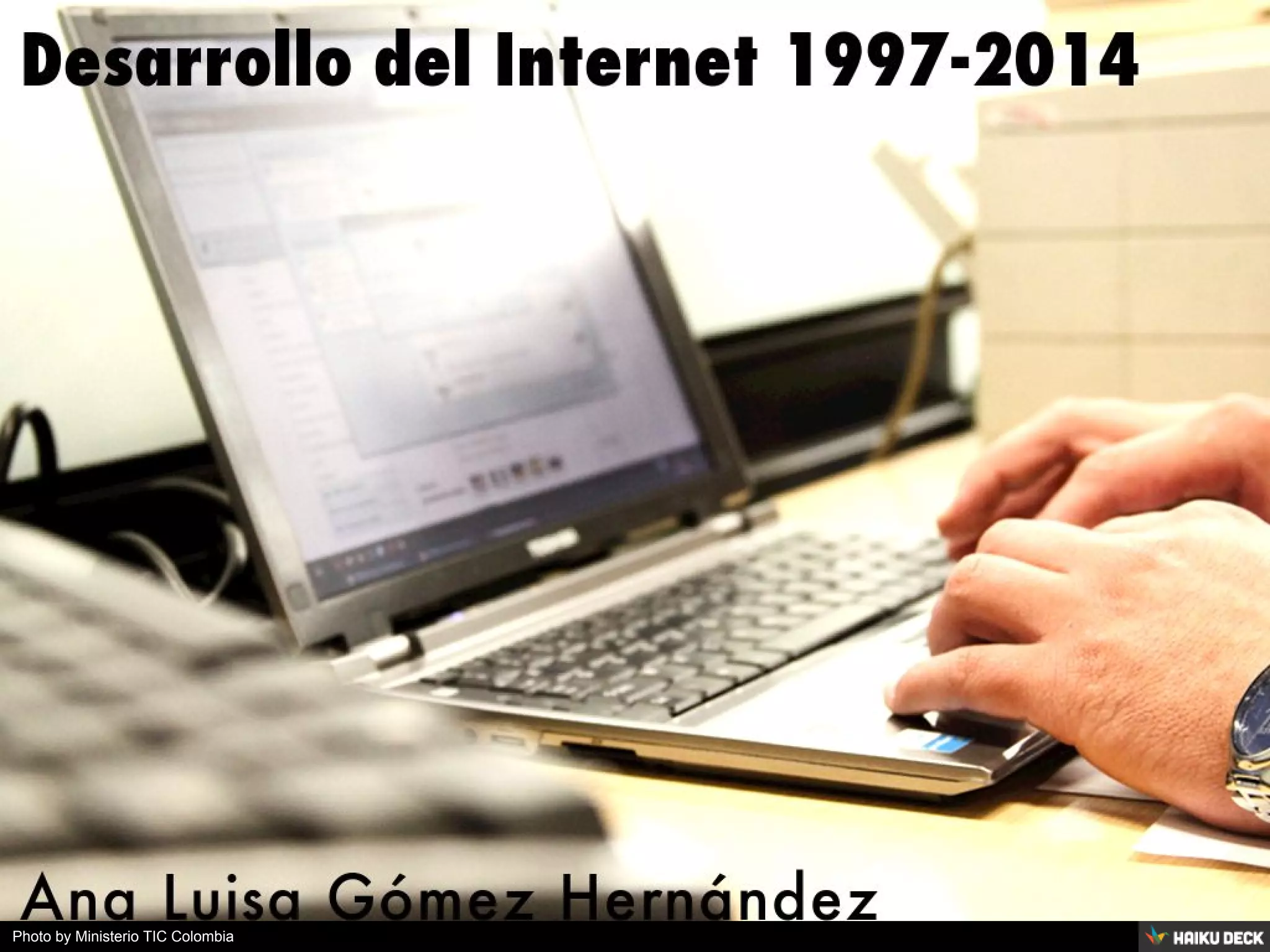 Desarrollo del Internet 1997-2014 | PDF