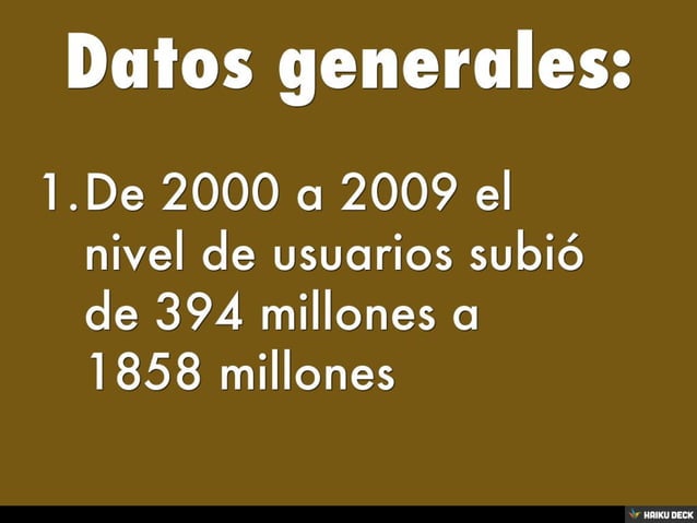 Desarrollo del Internet 1997-2014 | PDF