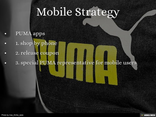 digital strategy for PUMA | PDF