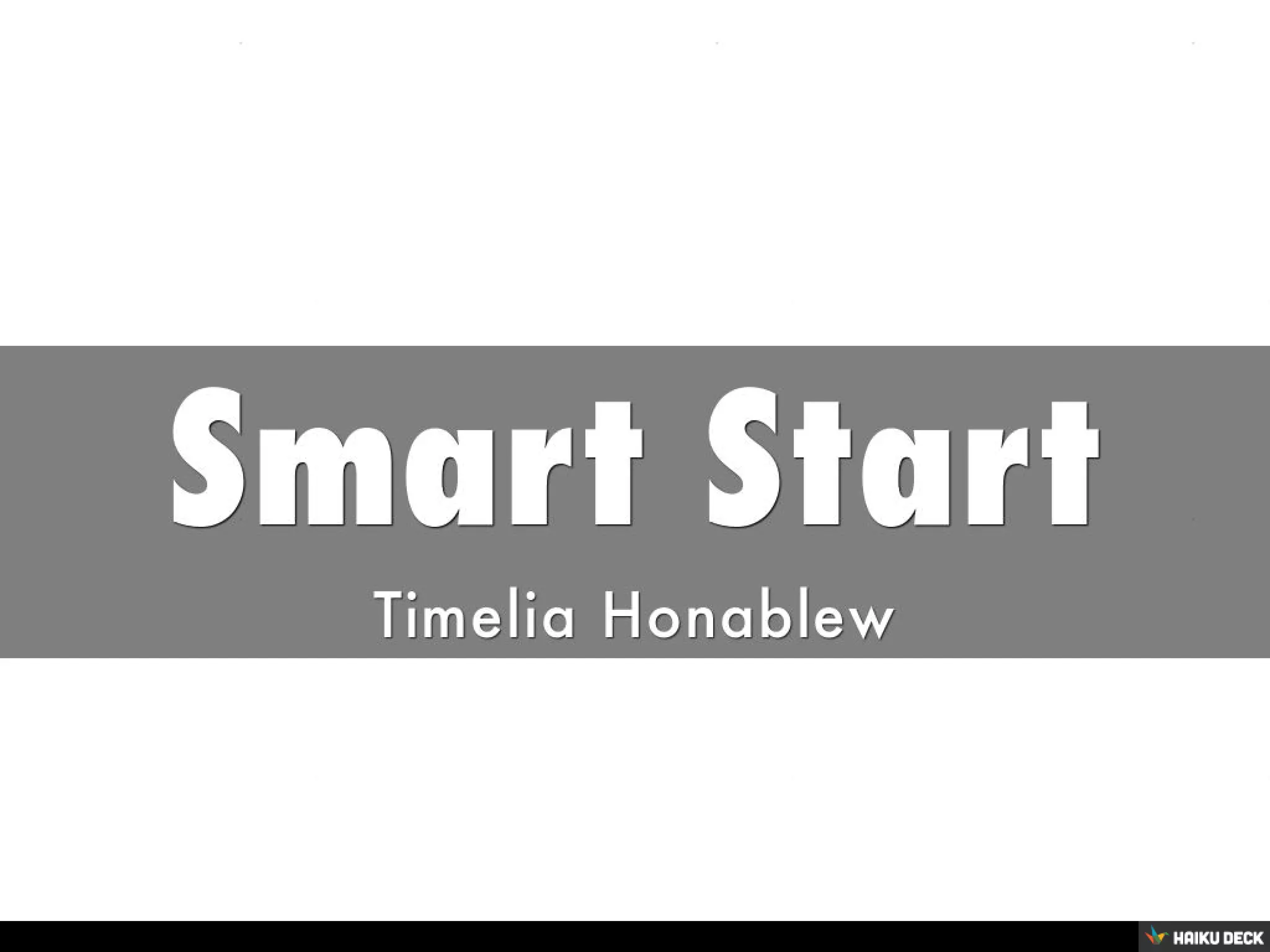 Smart Start | PDF