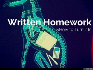 Written Homework | PDF | Poetry | Books and Literature