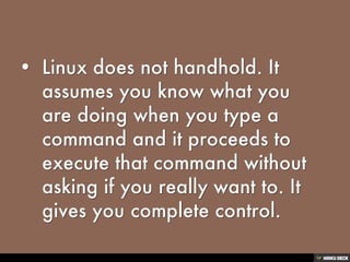 Linux Principles and Philosophy | PDF