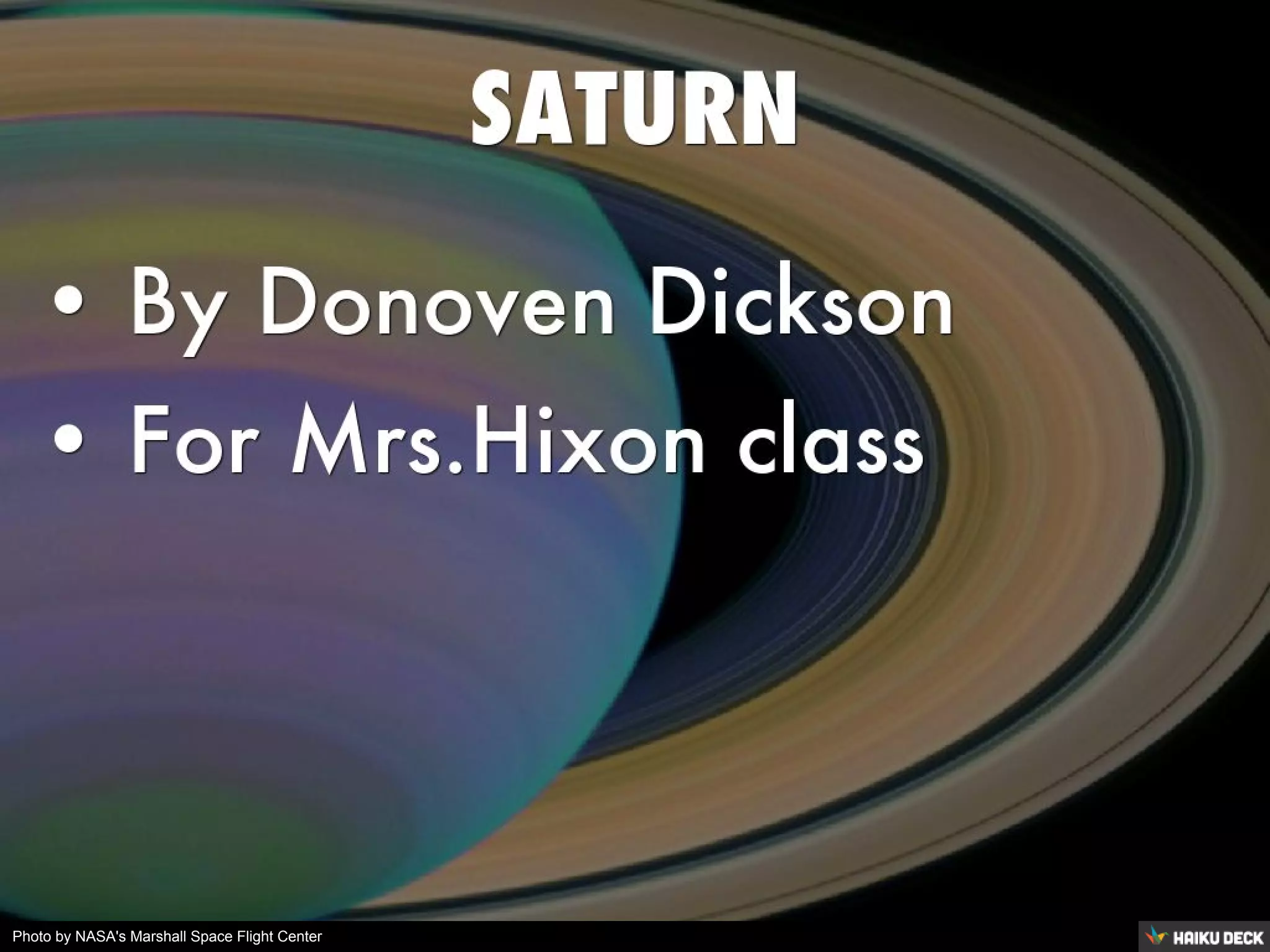 SATURN | PPT