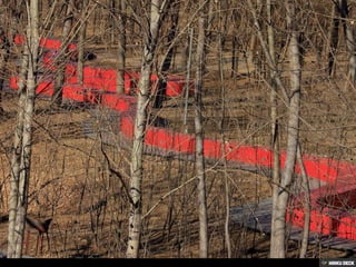 The Red Ribbon Park, Qinhuangdao City, Hebei Province, China, designed ...