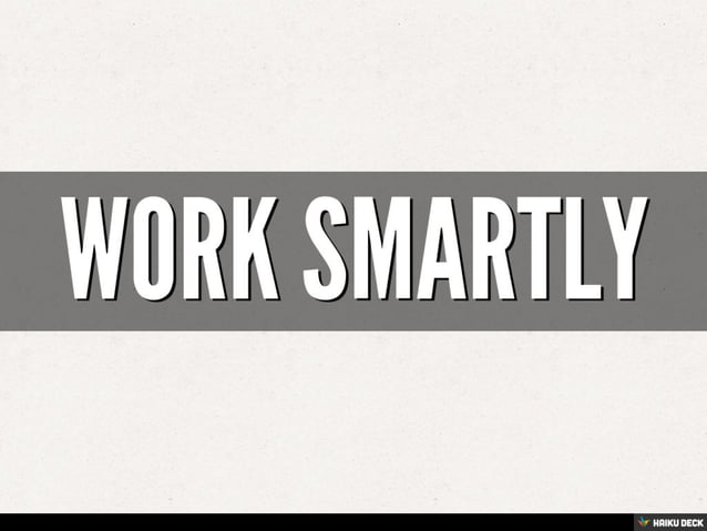 Work hard | PPT