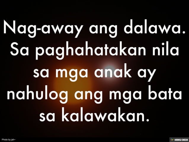 Alamat ng Araw, Buwan at mga Bituin | PDF