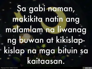 Alamat ng Araw, Buwan at mga Bituin | PDF