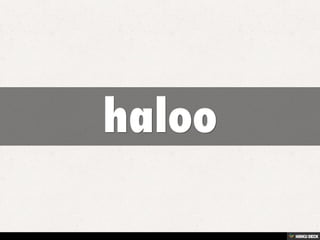 haloo | PPT