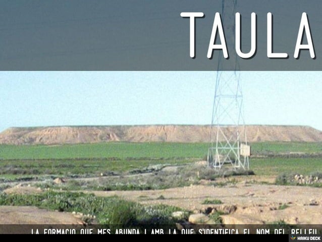 Relleu tabular | PDF