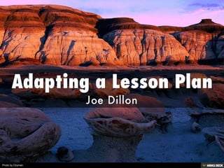 Adapting a Lesson Plan | PDF